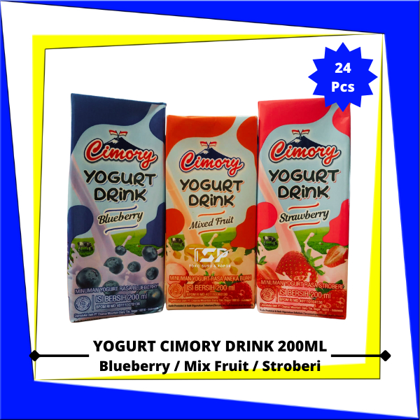 Jual Yogurt Cimory Drink Varian Rasa 200ml x 24 pcs (1 Karton) | Shopee Indonesia