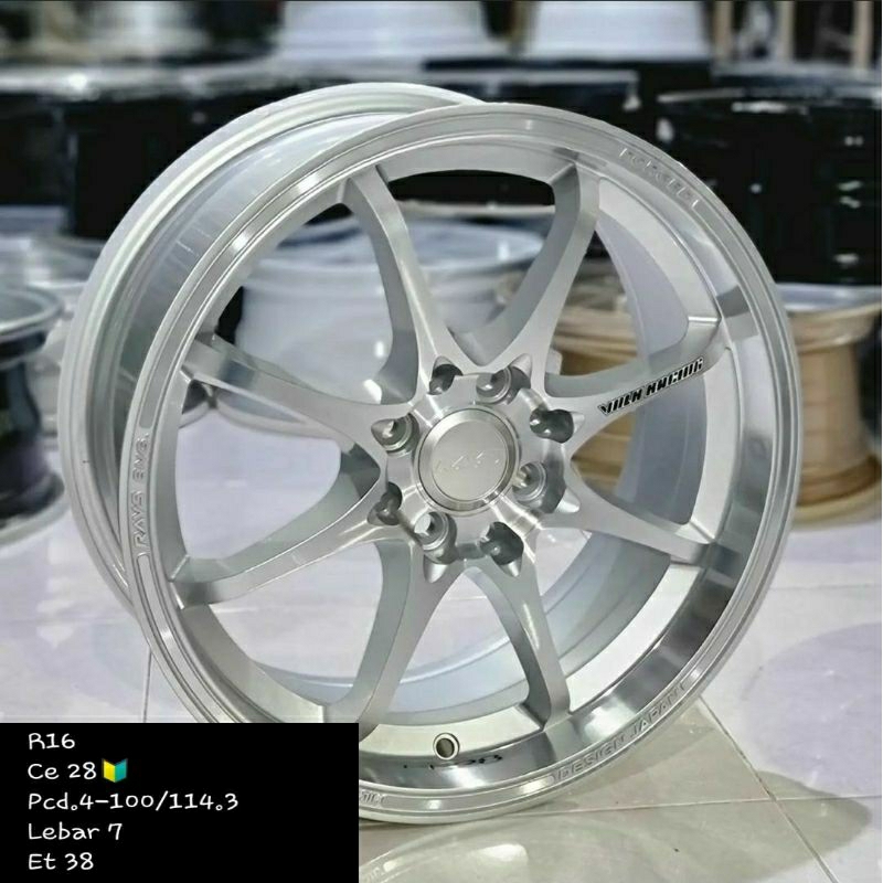 Jual velg racing ring 16 untuk brio agya avanza jazz yaris mobilio city | Shopee Indonesia