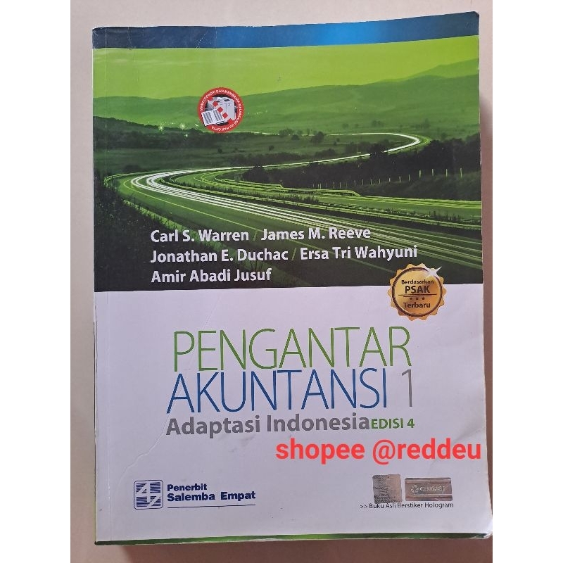 Jual Buku Pengantar Akuntansi 1 - Adaptasi Indonesia Edisi 4 | Shopee Indonesia