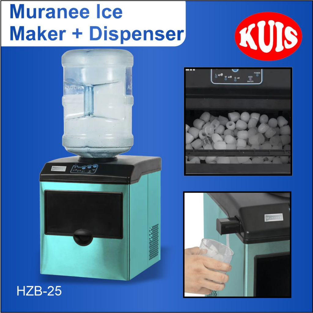 Jual Muranee Mesin Pembuat Es Batu Otomatis Dan Dispenser Air Dingin ...
