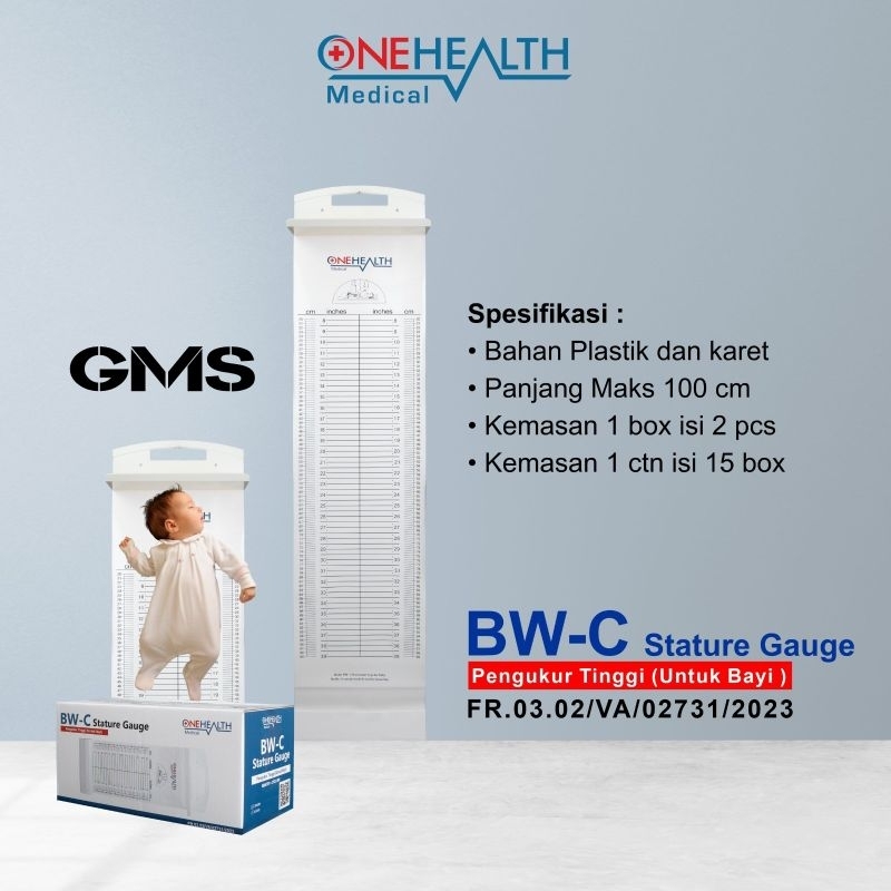 Jual Pengukur Tinggi Panjang Bayi Onehealth / Infant Ruler Baby / Alat ...