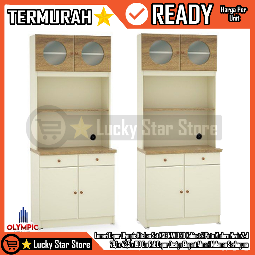 Jual [Kargo] Lemari Dapur Olympic Kitchen Set KSC NAVIO 2D Kabinet ...