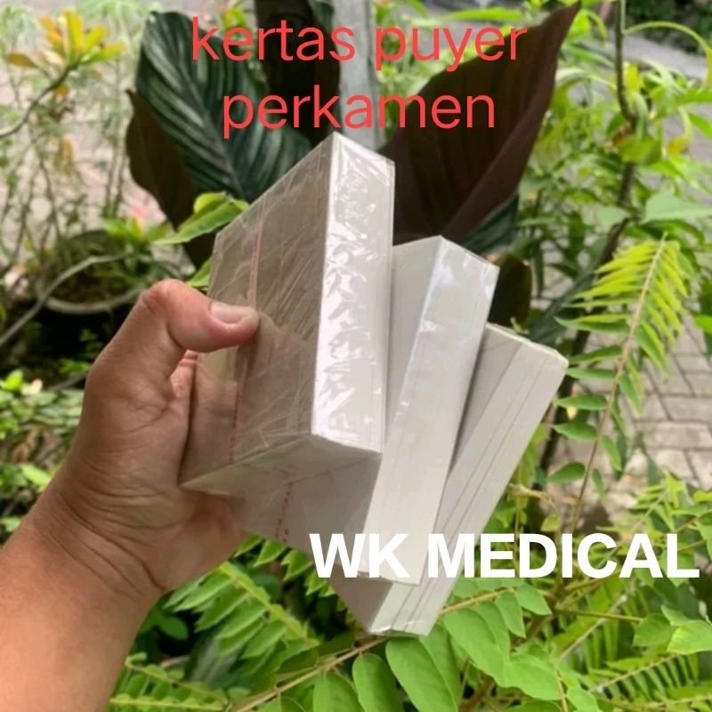 Jual Kertas puyer obat kertas perkamen putih 500 lembar | Shopee Indonesia