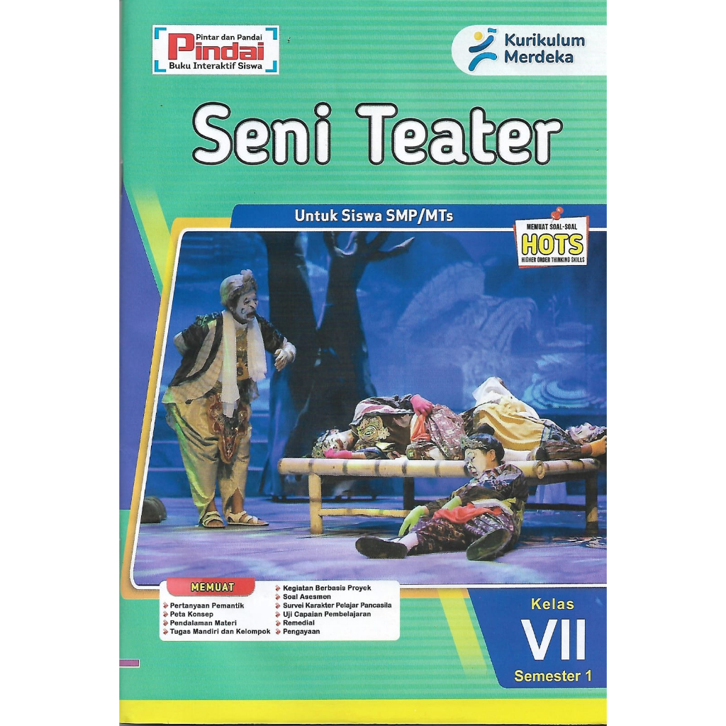 Jual Buku LKS Seni Teater Kelas 7 SMP/MTs Kurikulum Merdeka Semester 1 | Shopee Indonesia
