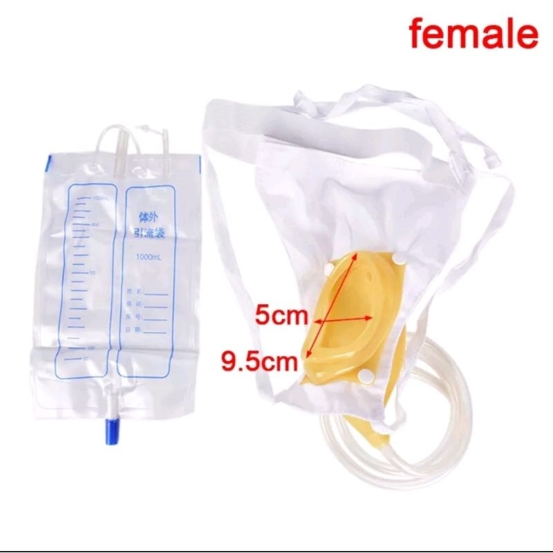 Jual ALAT BANTU KENCING PRIA/ WANITA URINAL BAG UNTUK PASIEN. | Shopee ...