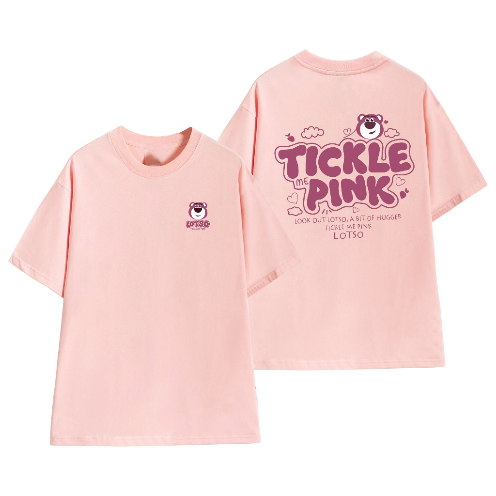 Jual YUDAZ TSHIRT Kaos Tickle Me Pink ( Sablon Depan Belakang ) Cotton Combed 30S Unisex Pria ...