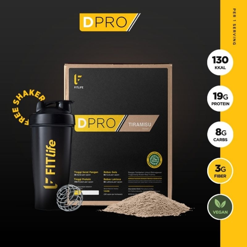 Jual fitlife Dpro 50 serving diet protein | Shopee Indonesia