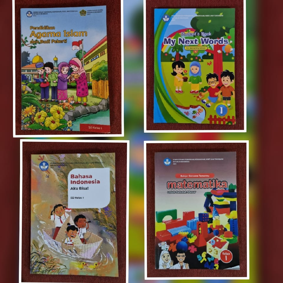 Jual Buku Paket 1 Set Buku Kumer SD Kelas 1 (PAI, My Next Words, B Indonesia) + Matematika ...