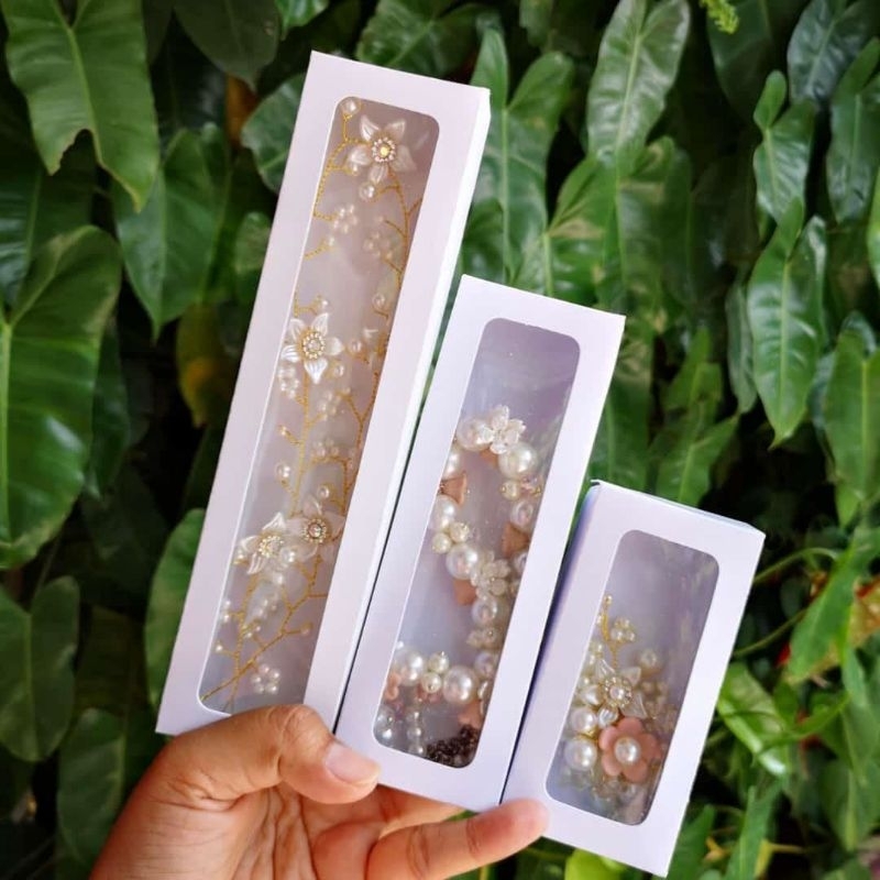 Jual Paper Box Box Souvenir serbaguna Kotak Box Jendela Mika | Shopee ...