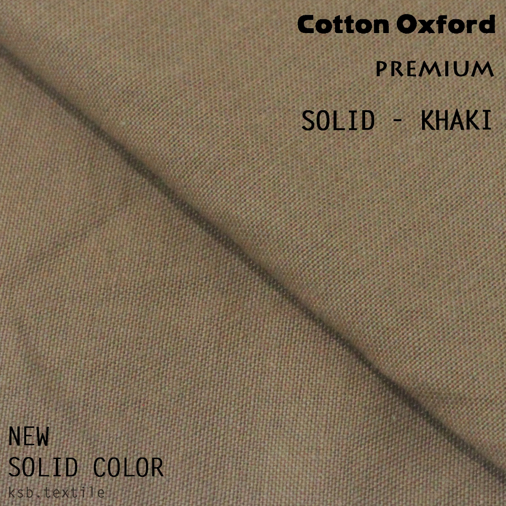 Jual Cotton Oxford Premium Warna Two Tone dan Solid / Kain Katun Yarn ...