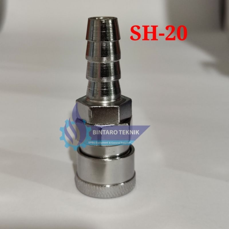 Jual Air Quick Coupler SH 20 Kopler Angin SH-20 Coupler Angin SH20 1/4" Sambungan Selang ...
