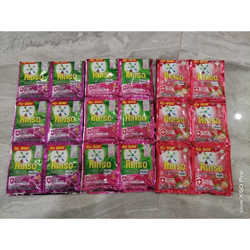 Jual Rinso 500 dapat 36 sachet (3lusin) | Shopee Indonesia