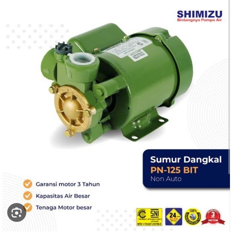 Jual SHIMIZU MESIN POMPA AIR LISTRIK PS 116 BIT WATER PUMP SUMUR DANGKAL MANUAL / Pompa air ...