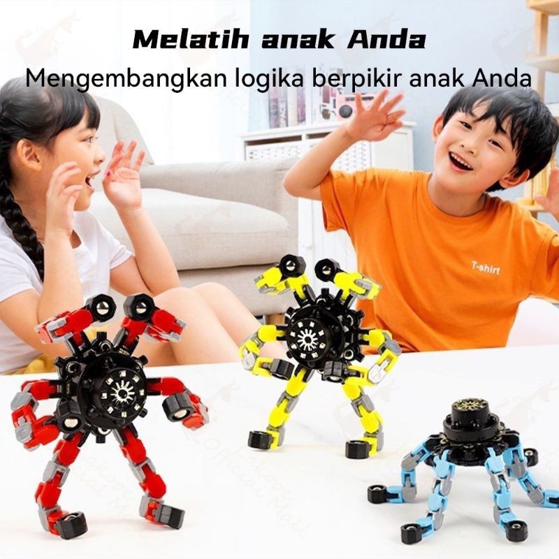 Jual Mainan Fidget Spinner Robot Transformers Terbaru /Mainan ...