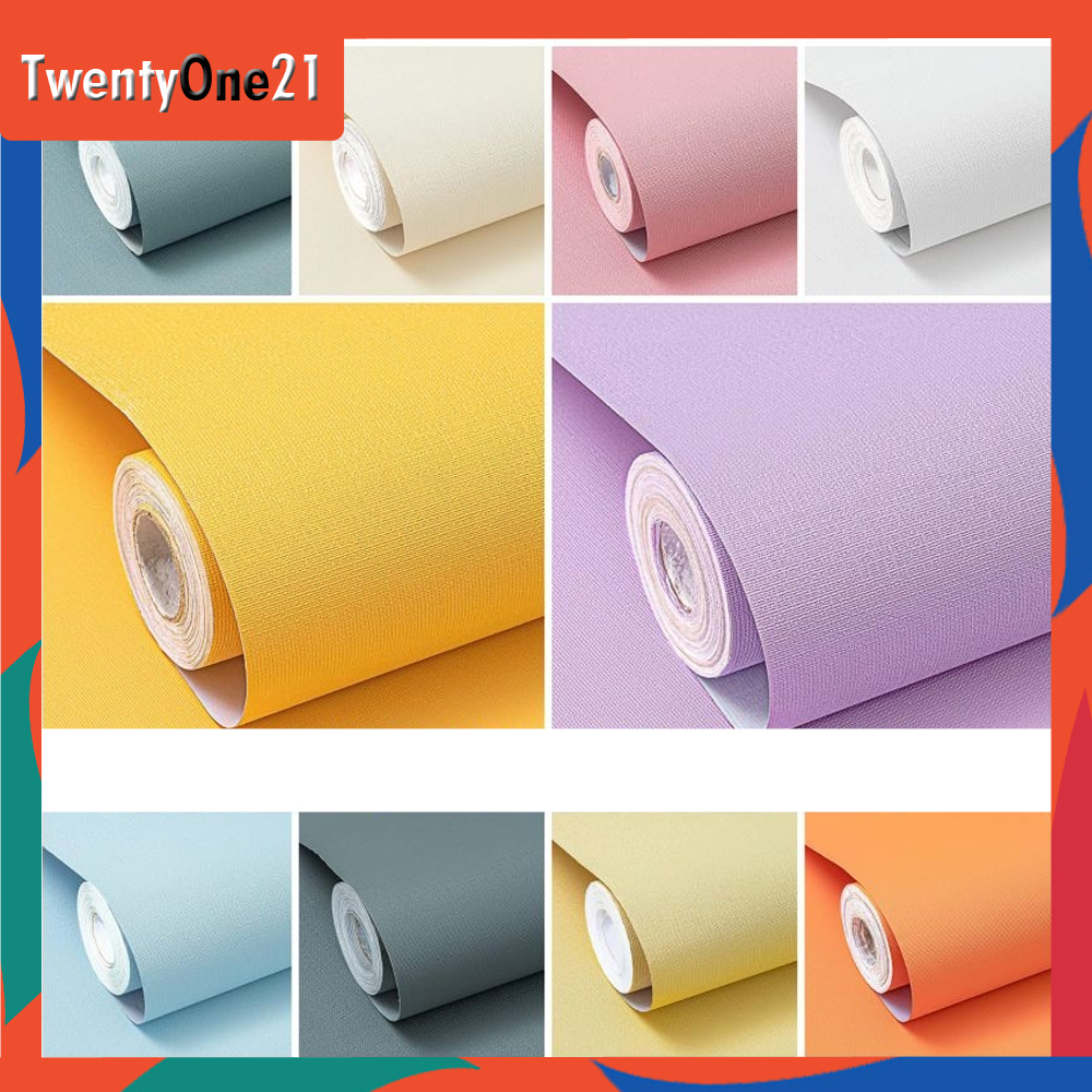 Jual Wallpaper Sticker Dinding Polos 3D Korea Premium/Wallstiker Embos ...