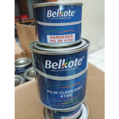 Jual clear belkote 4100 1/4 clear belkote 300ml set | Shopee Indonesia