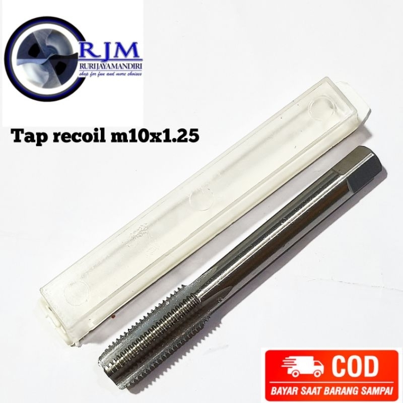Jual IS0050 tap helicoil tap recoil m10x1.25 cocok untuk recoil baut kunci 14 otomotif | Shopee ...