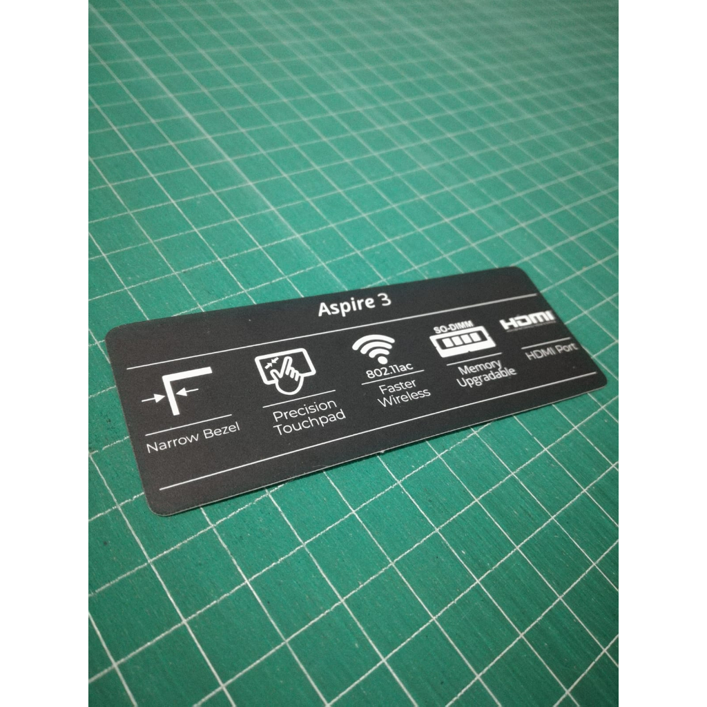 Jual Stiker Spesifikasi laptop acer Aspire 3 | Shopee Indonesia