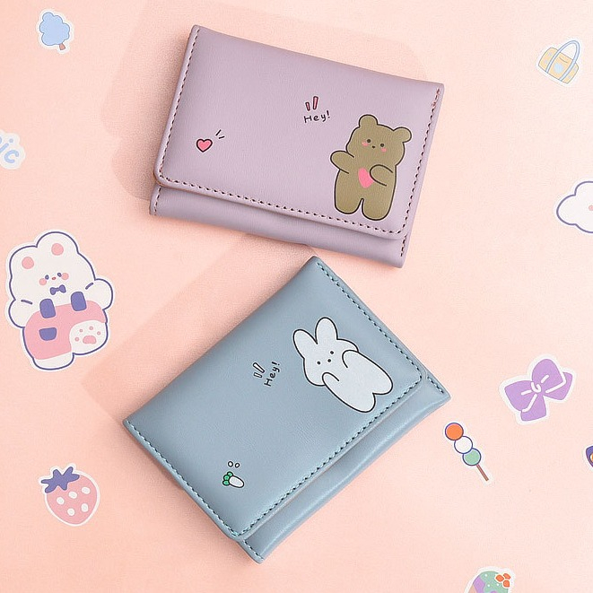 Jual Dompet Lipat Lucu [A76] Wanita Motif Karakter Lucu Dompet Uang ...