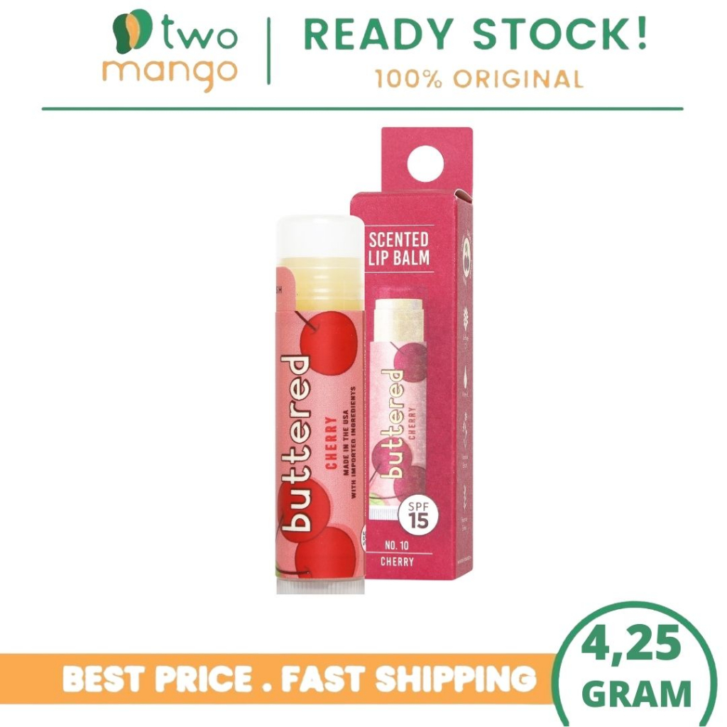 Jual BUTTERED PREMIUM LIP BALM SPF 15 | Shopee Indonesia