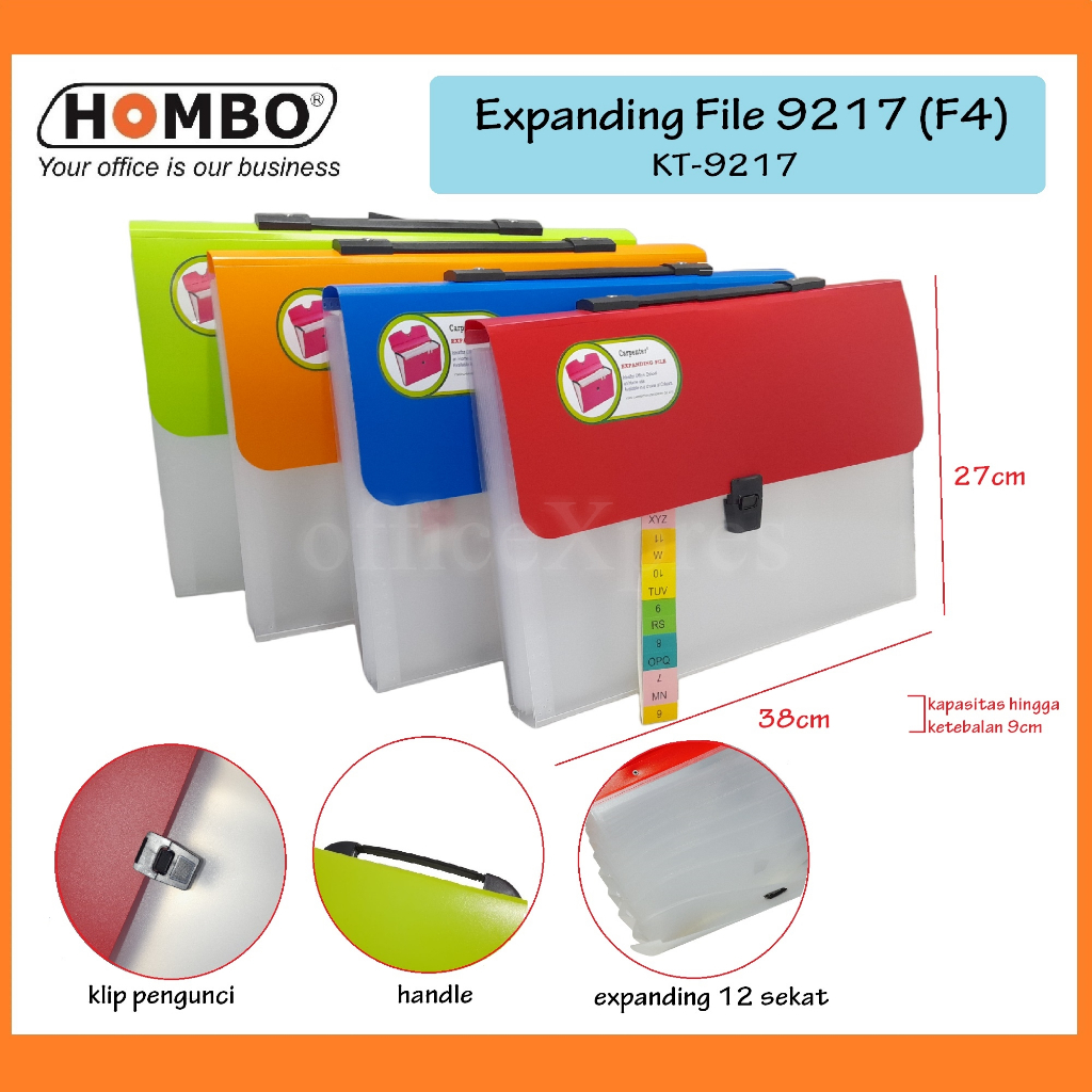 Jual Expanding File F4 / Map Sekat / Expanding Dokumen File 9217 / Map File Folio | Shopee Indonesia