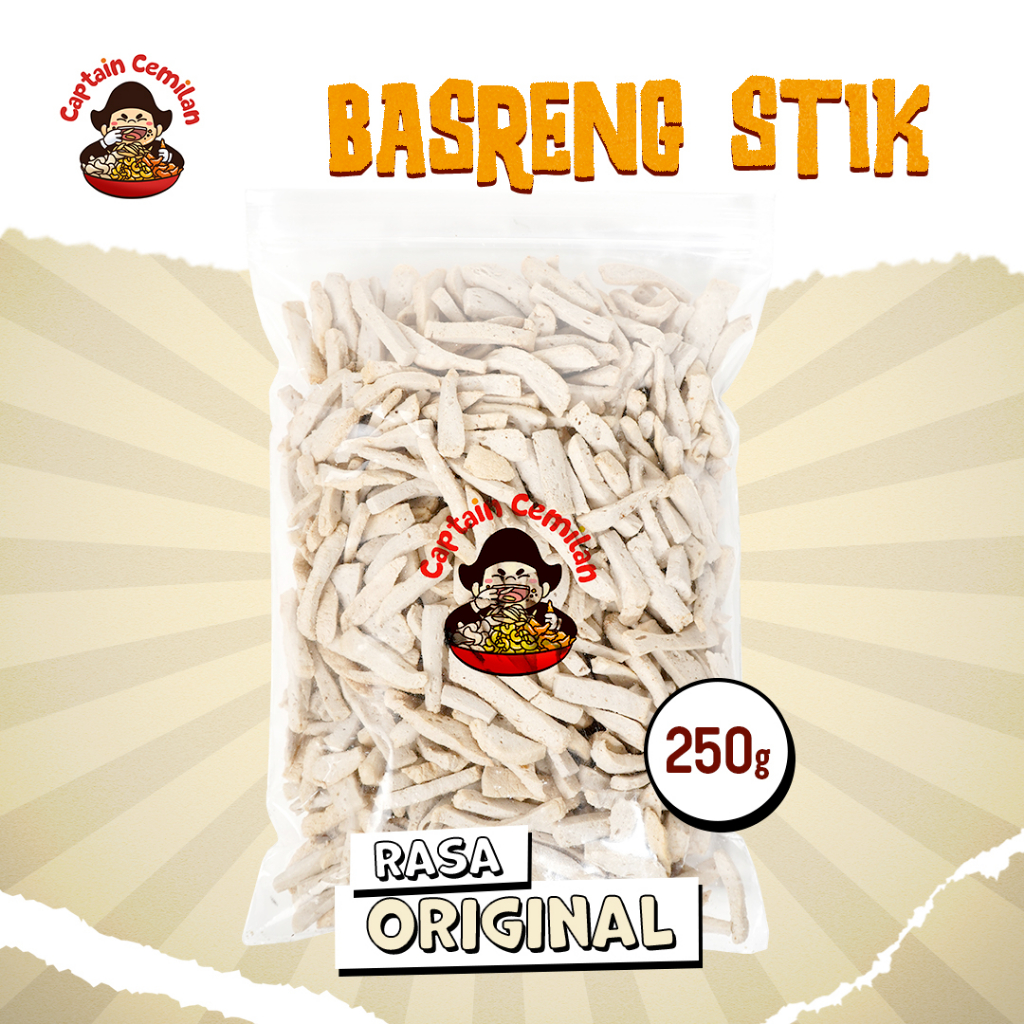 Jual Basreng Stik Daun Jeruk Pedas Original 250gr Captain Cemilan ... Jual Basreng Stik Daun Jeruk Pedas Original 250gr Captain Cemilan ...