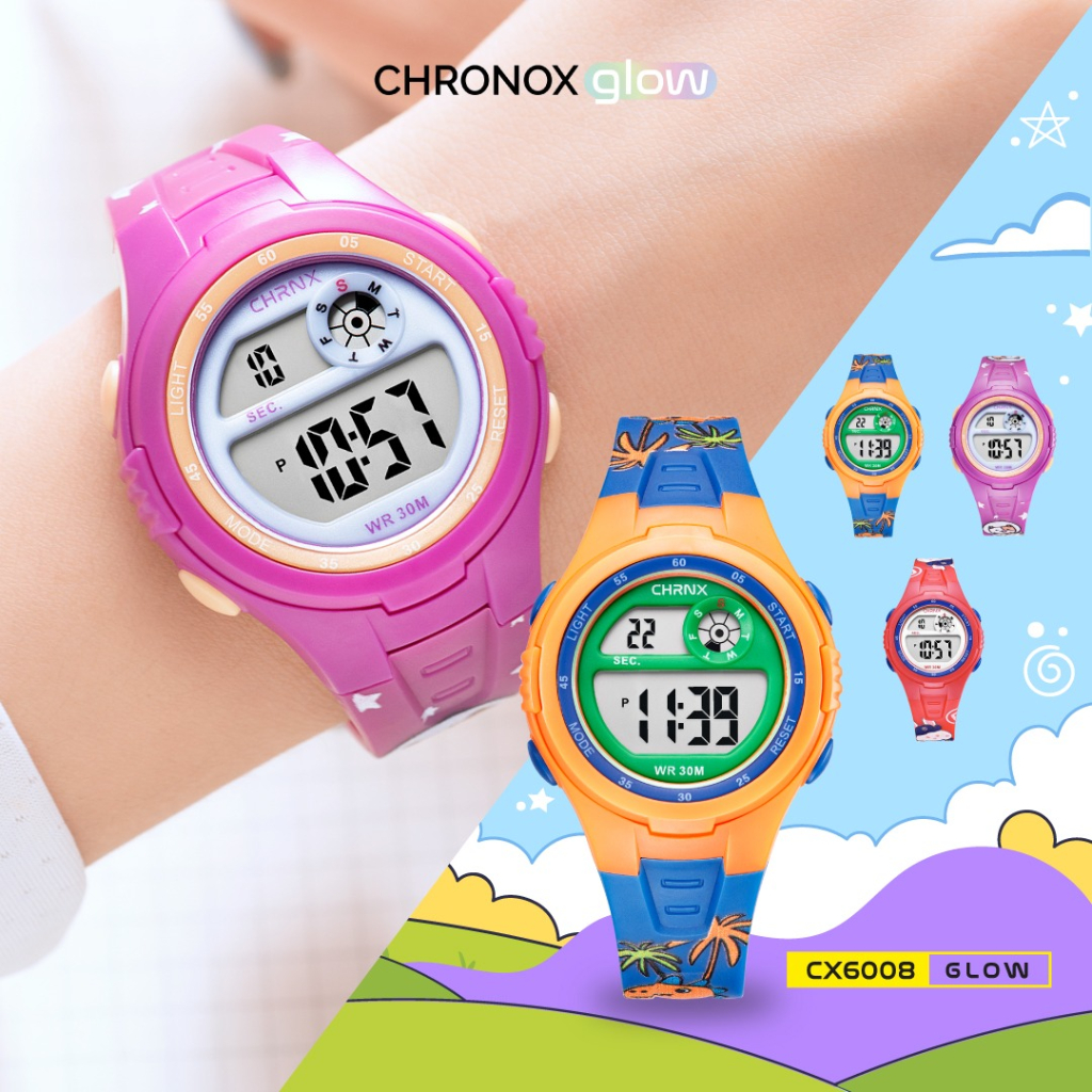 Jual Jam Tangan Anak Digital Anti Air Waterproof Sporty Fashion Chronox ...