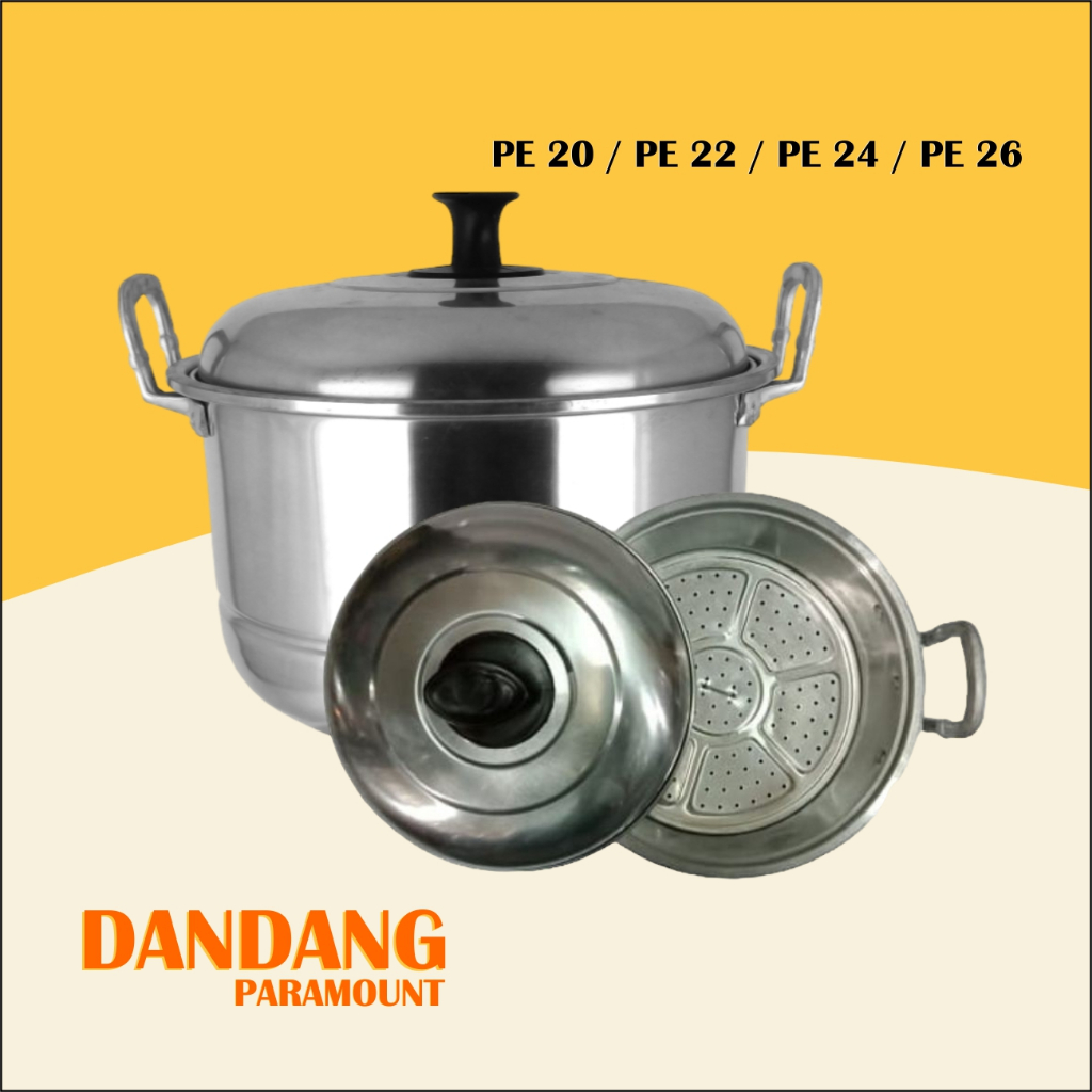 Jual Panci Dandang Kukus 18 20 22 24 26 cm Alumunium | Shopee Indonesia