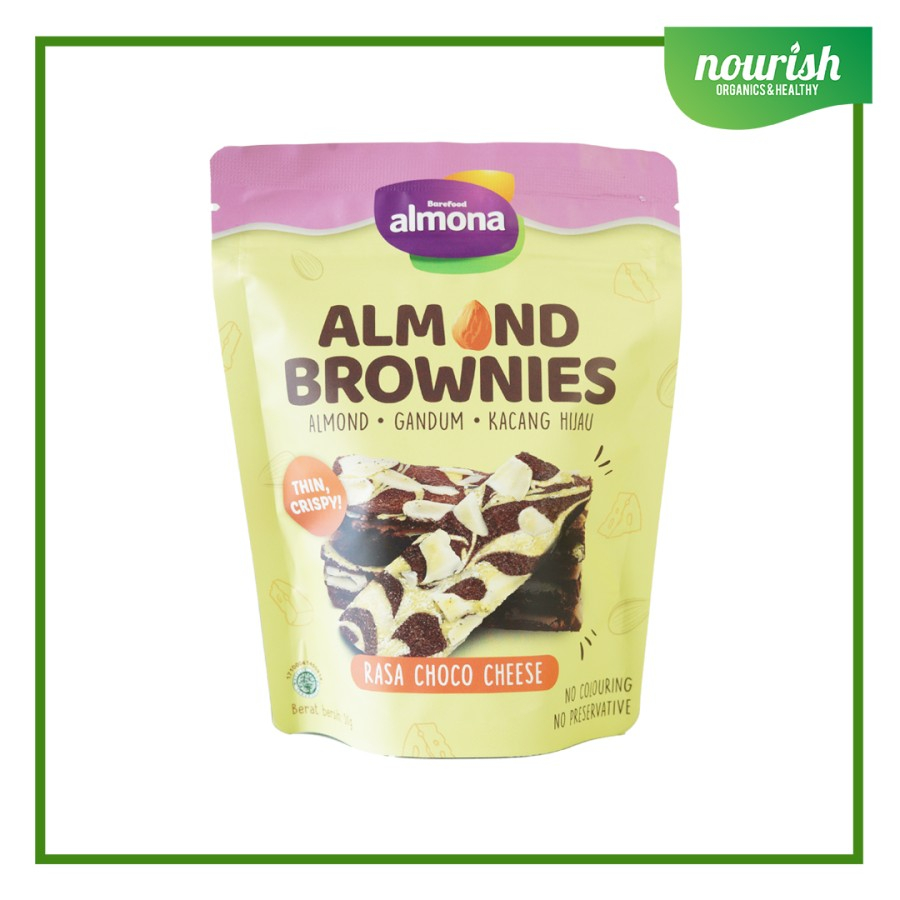 Jual Almona Almond Brownies Rasa Choco Cheese 50g | Shopee Indonesia