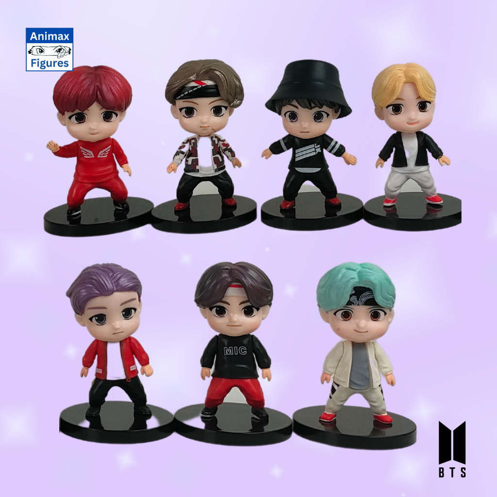 Jual [BISA COD + GRATIS ONGKIR] Action Figure BTS V Jin RM J-Hope ...