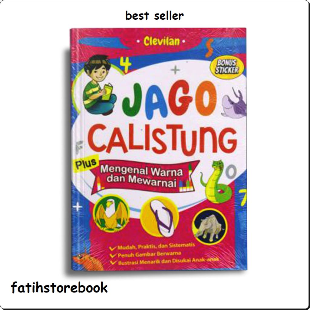 Jual BUKU BELAJAR CALISTUNG SI JAGO CALISTUNG PLUS MENGENAL WARNA DAN ...