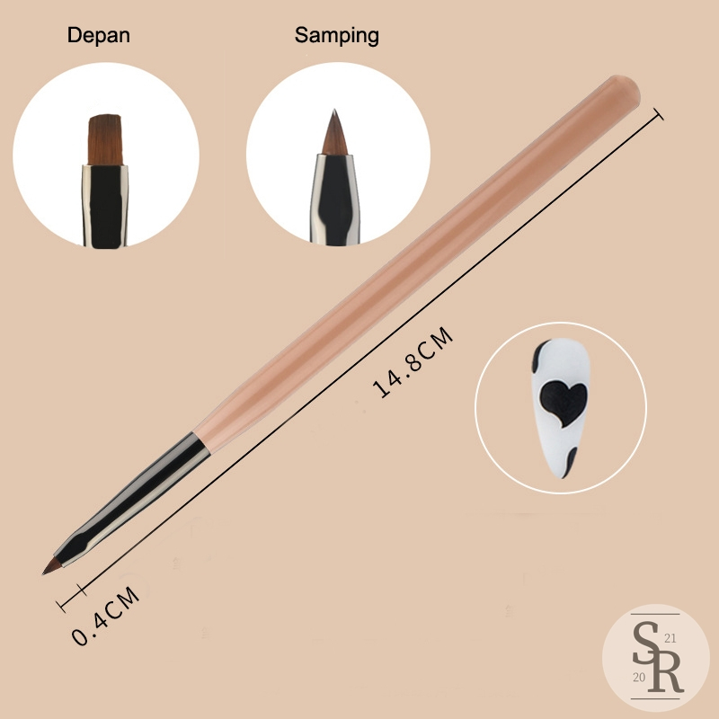 Jual Kuas Lukis Kuku | Brush Nail Art | Set Hias Kuku| Pen Brush Kutek ...