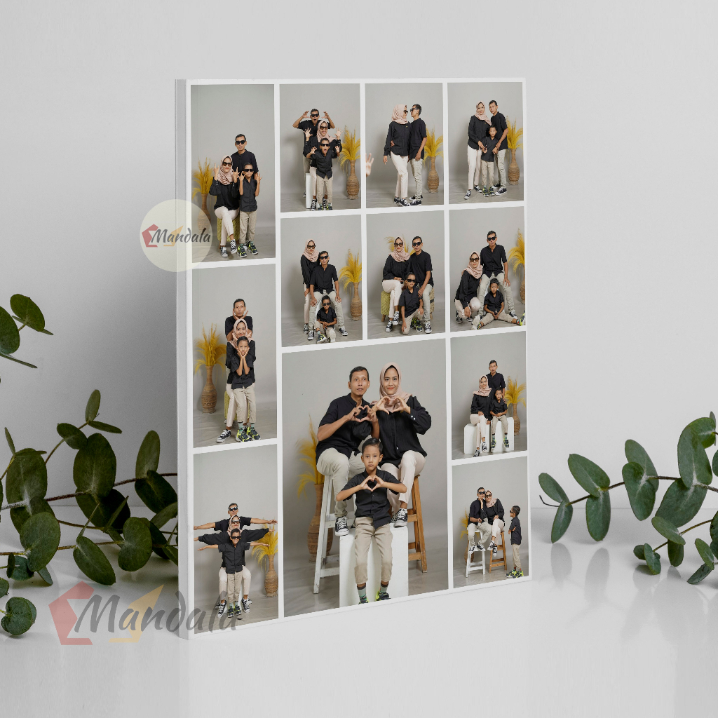 Jual Cetak Foto Ukuran 30x40 cm Dengan Frame Kayu Warna Putih Foto ...