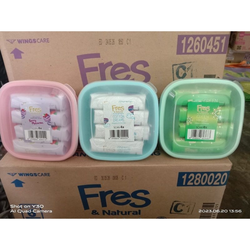 Jual Fres & Natural sabun batang free Box (13rb free box) | Shopee ...