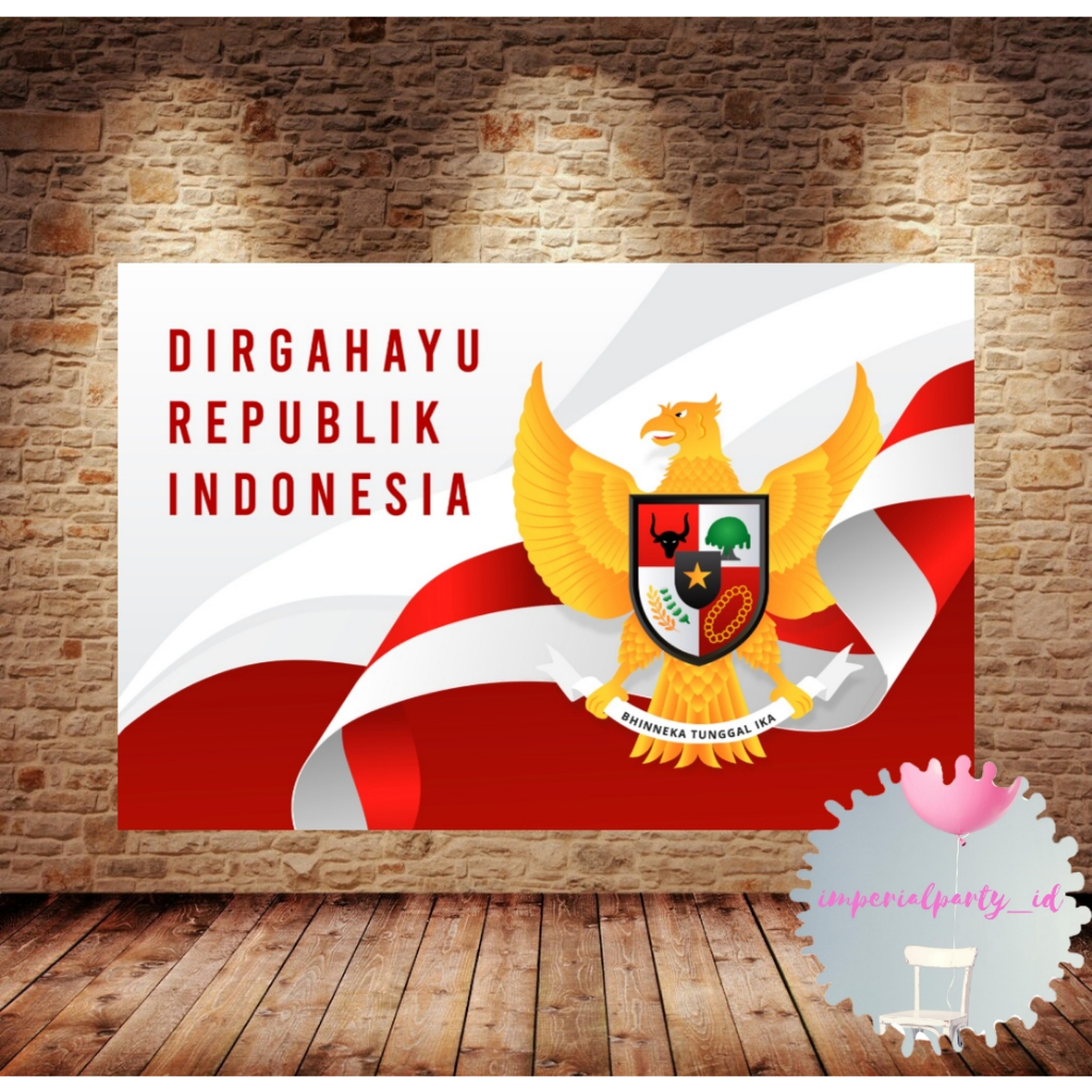 Jual Custom Backdrop Banner Spanduk Dirgahayu RI Indonesia Merdeka ...