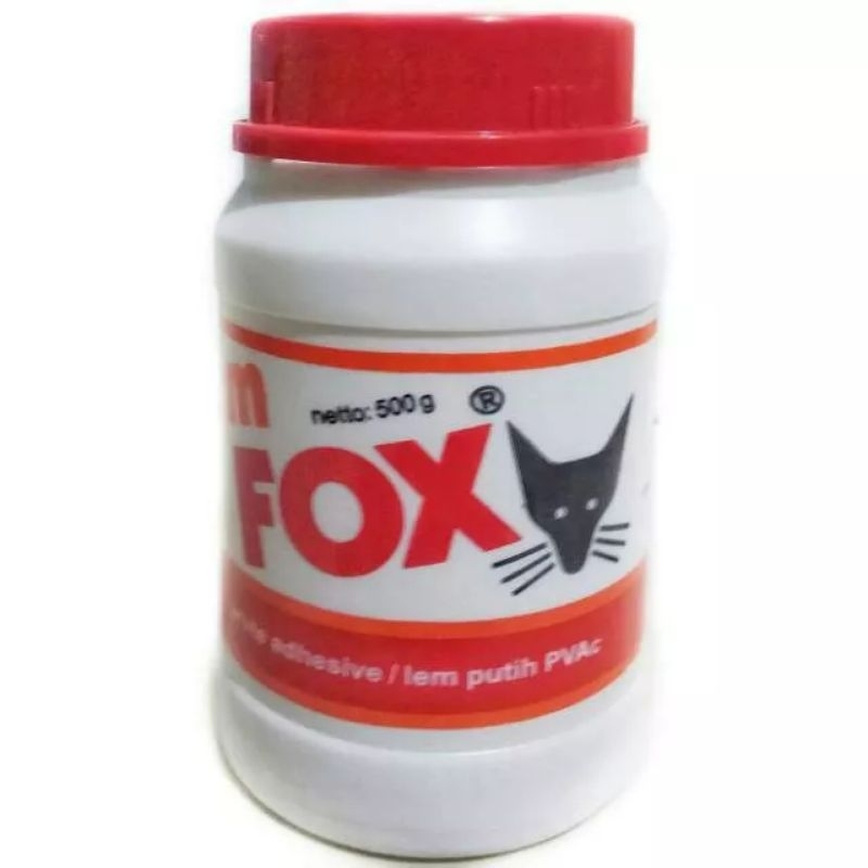 Jual LEM FOX PUTIH BOTOL PVC 500 GR | Shopee Indonesia