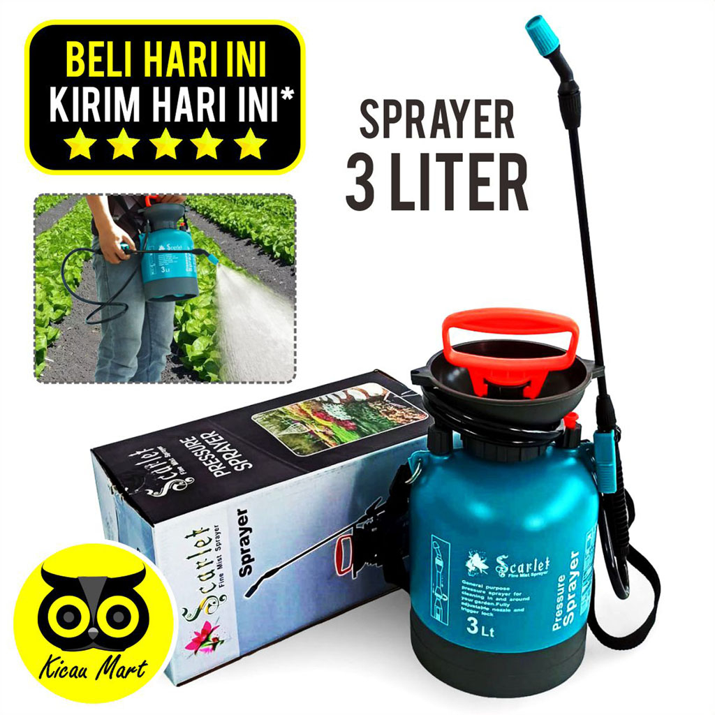 Jual Alat Semprot Scarlet 3 Liter Tangki Botol Pompa Semprot Pressure ...
