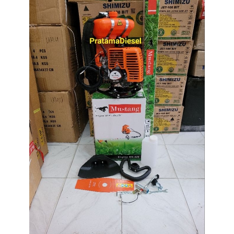 Jual Mesin potong rumput MUSTANG MS-328/Brush cutter MUSTANG MS-328 ...