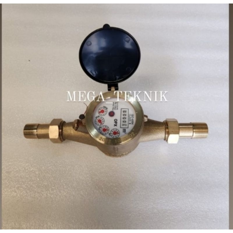 Jual Water meter meteran air bersih PDAM 1 inchi full kuningan | Shopee ...