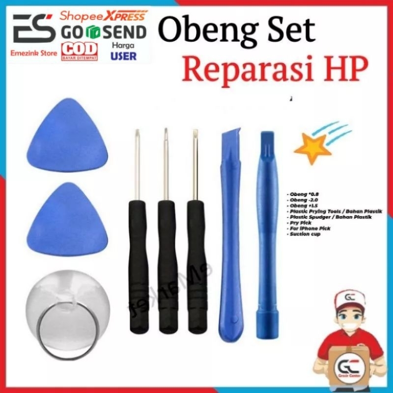 Jual OR1 | Obeng Service hp SET + PECUKIT | ZH | ZS | Shopee Indonesia