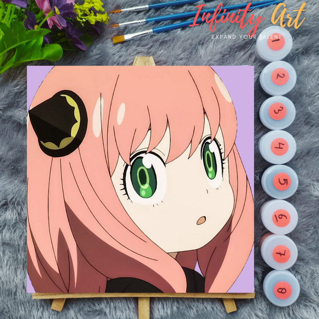 Jual Paint by Number Anime Spy x Family Anya Forger - DIY Kit Melukis ...