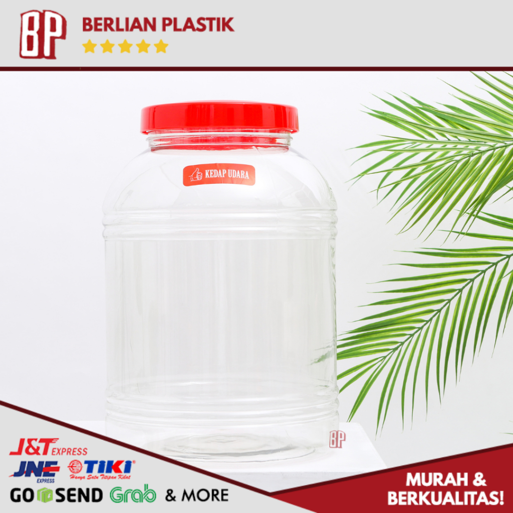 Jual Toples Kerupuk Jumbo Plastik 20 Liter Bulat Kedap Udara + Kardus ...