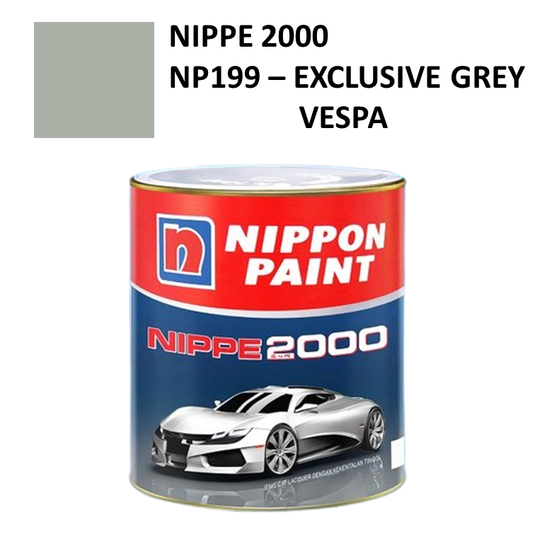 Jual Nippon Paint - Cat Duco NC Nippe 2000 - Kode NP199 (Exclusive Grey - Vespa) 1 Liter ...