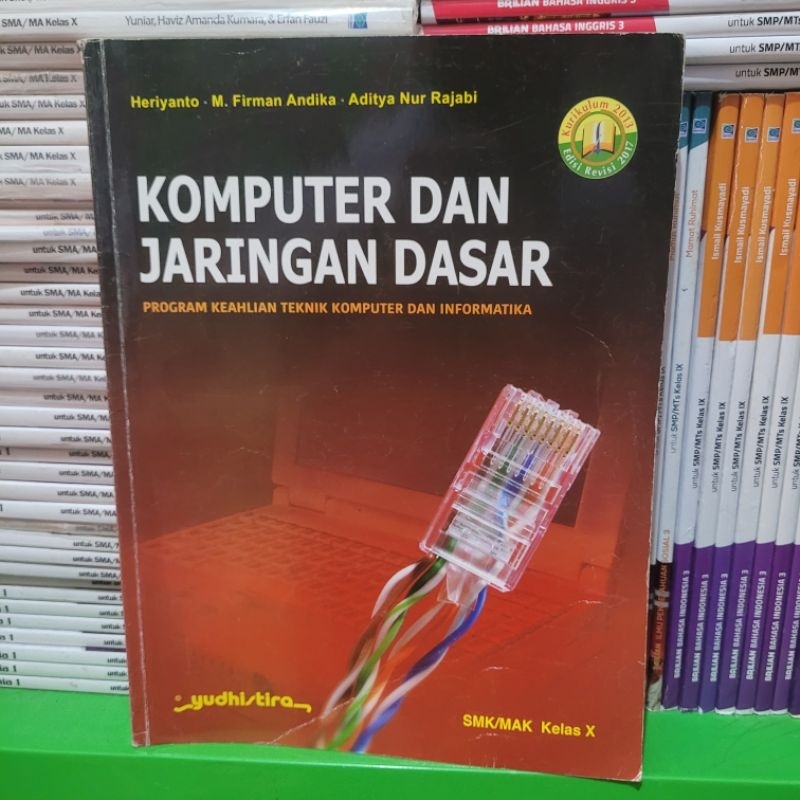 Jual BUKU BEKAS YUDISTIRA - KOMPUTER DAN JARINGAN DASAR KELAS 1 SMK K13 ...