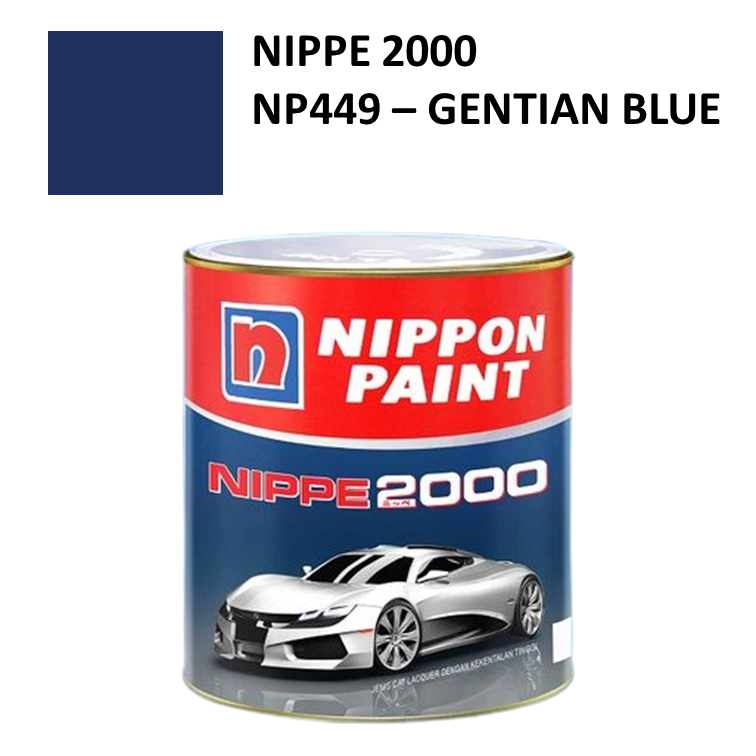 Jual Nippon Paint - Cat Duco NC Nippe 2000 - Kode NP449 (Gentian Blue ...
