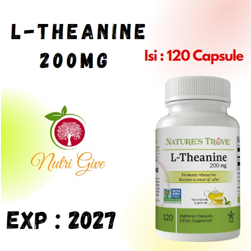 Jual Nature's Trove Vitamin L Theanine isi 120 capsule Nature s Trove ...