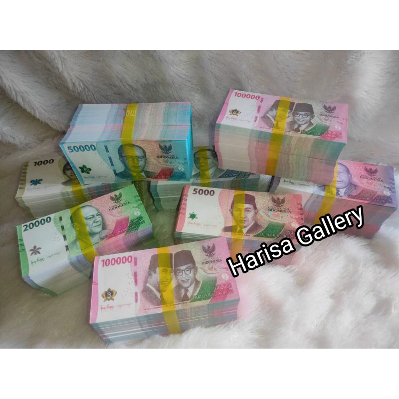 Jual Uang Mainan Per 50Lembar Replika Uang untuk Mahar/Kerajinan ...