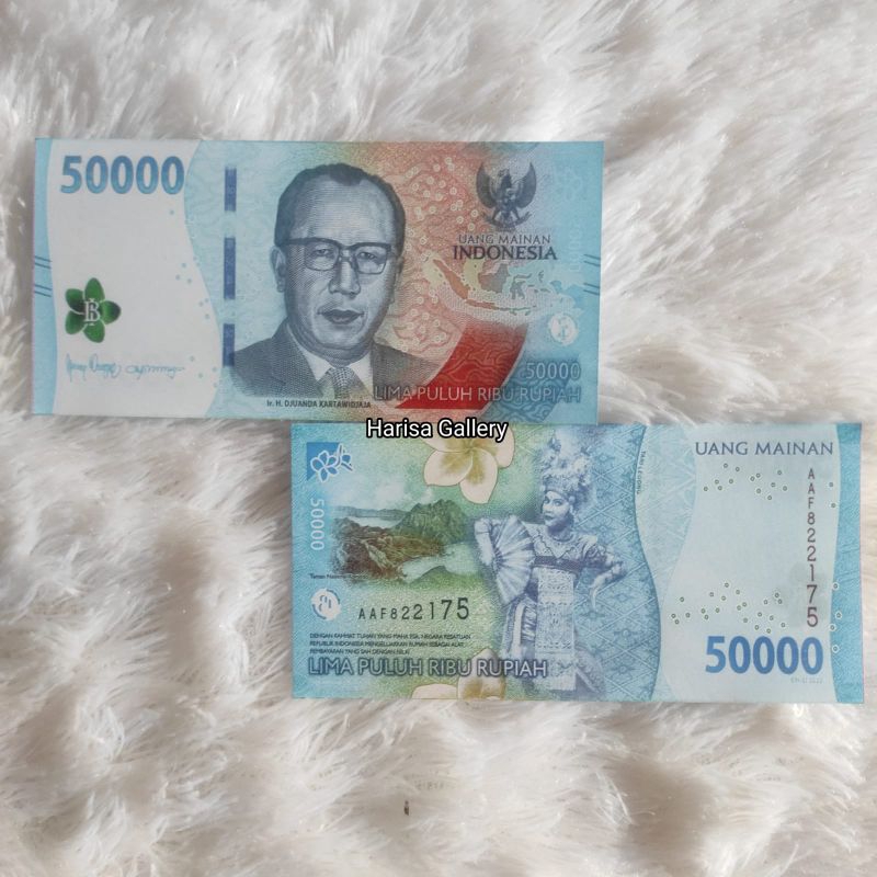 Jual Uang Mainan Per 50Lembar Replika Uang untuk Mahar/Kerajinan ...