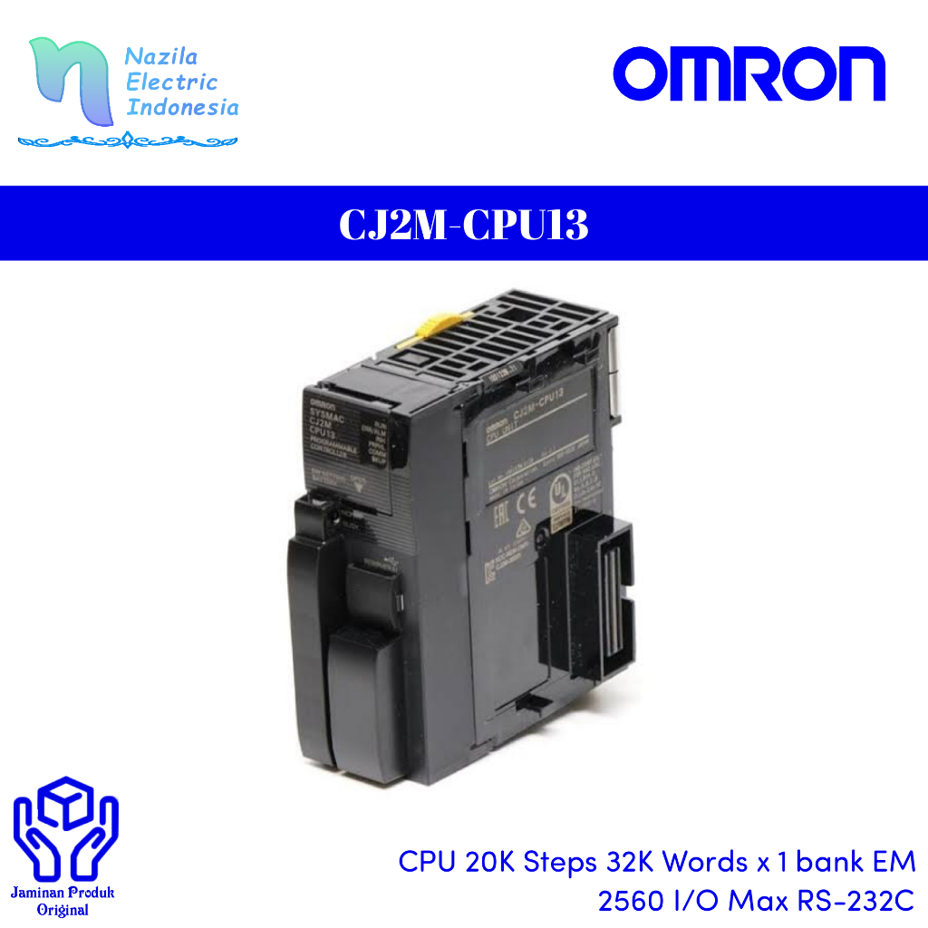 Jual Omron PLC CJ2M-CPU13 CJ2 Series CJ2MCPU13 Unit Pulse I/O Original | Shopee Indonesia