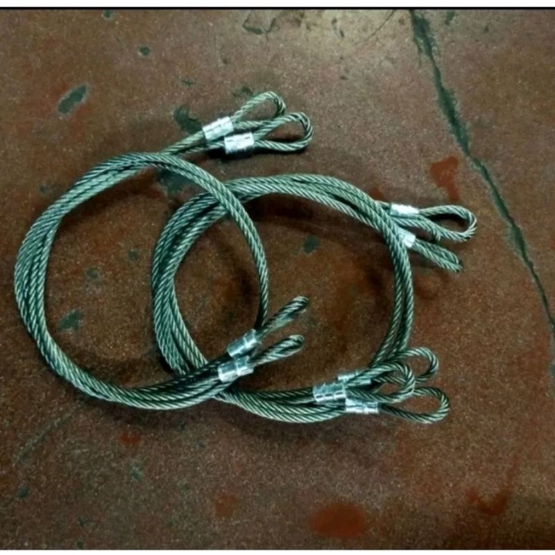 Jual Sling baja 5mm press panjang jadi 6m | Shopee Indonesia